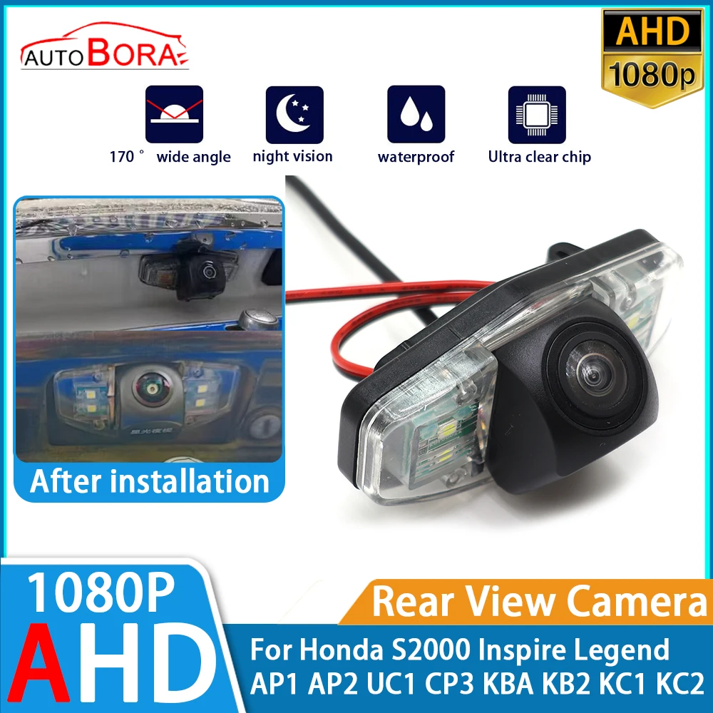 Reverse-Parking-Car-Rear-View-Camera-AHD-1080P-Night-Vision-for-Honda ...