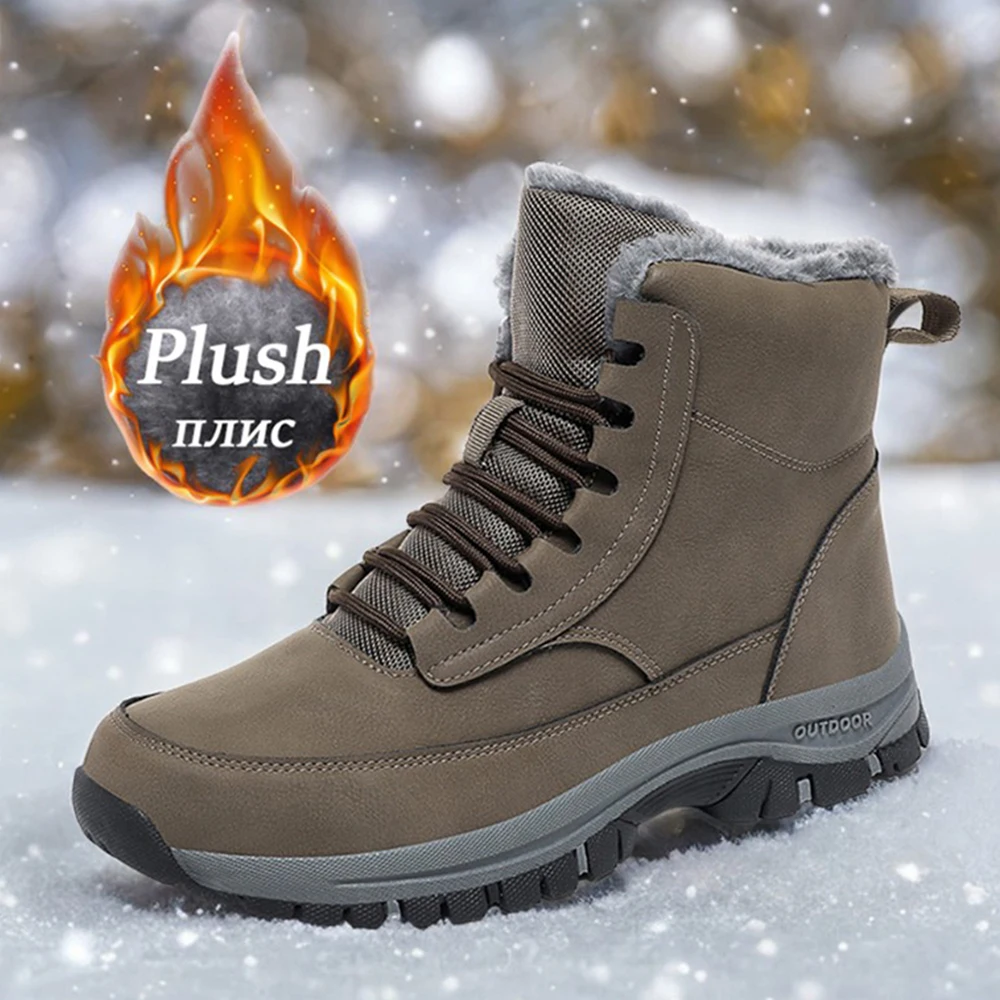 Winter-Men-Snow-Boots-Fashion-High-Top-Waterproof-Sneakers-Plush-Warm ...
