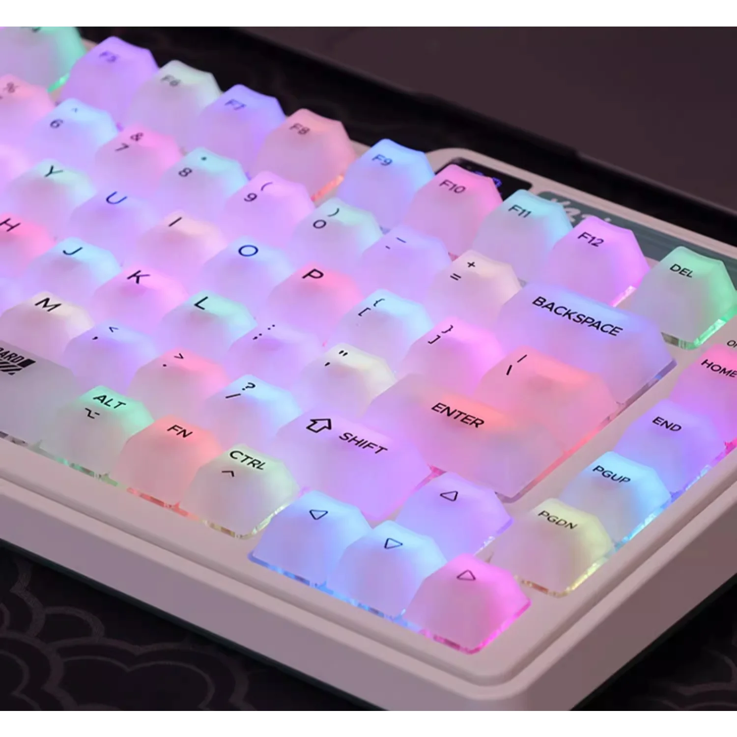 Clear-Matte-Translucent-Keycaps-Suitable-for-Most-Mechanical-Keyboards ...
