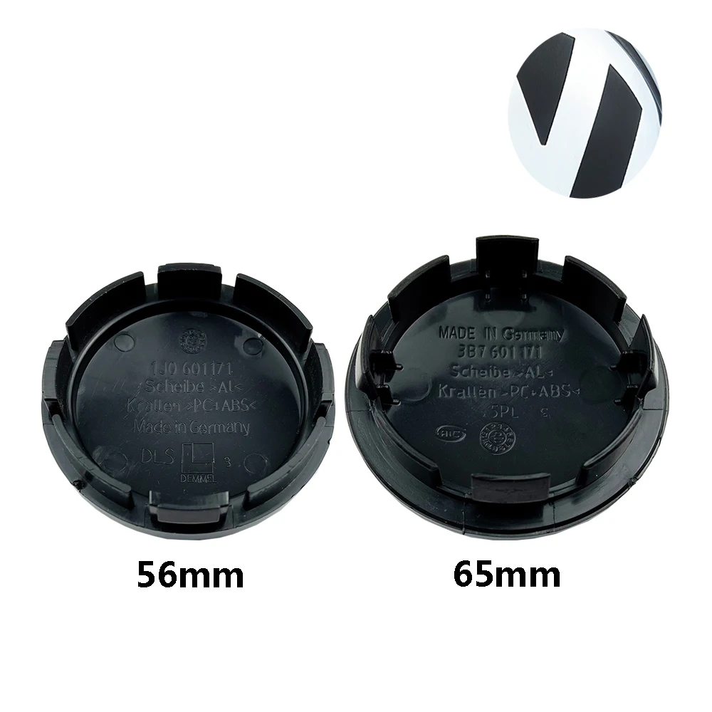 Tapas centrales para rueda de coche, 4 piezas, 55mm, 56mm, 60mm, 63mm ...