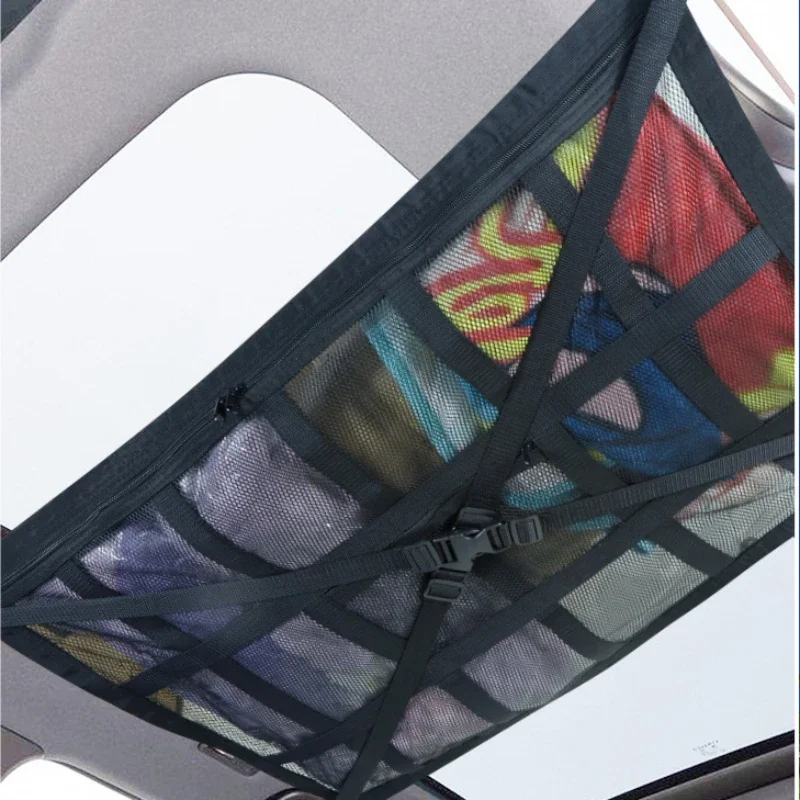 Car-Roof-Storage-Bag-Interior-Cargo-Net-Breathable-Mesh-Bag-Car-Ceiling ...