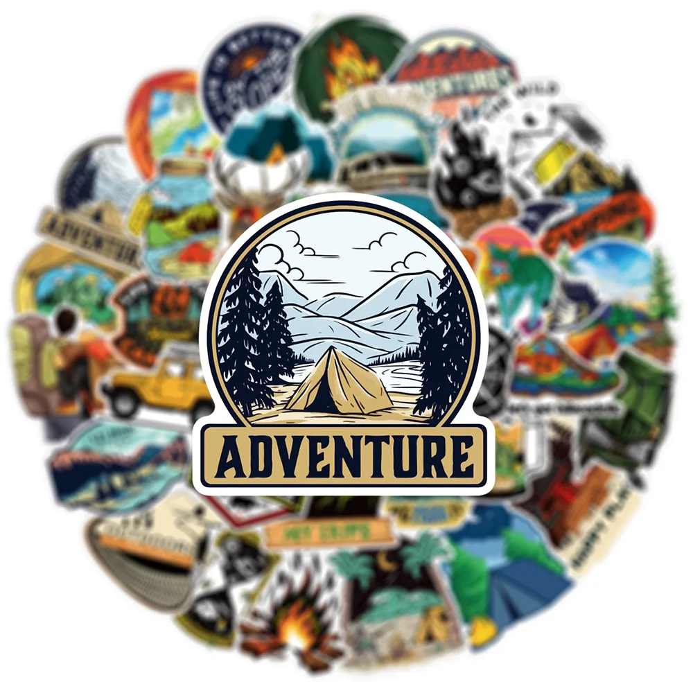 10-30-50pcs-Outdoor-Hiking-Camping-Graffiti-Stickers-Cartoon-Decal ...