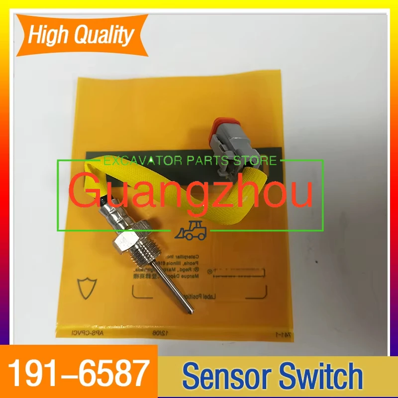 for Caterpillar 3126 3126B 191-6587 Engine Coolant Temperature Sensor ...
