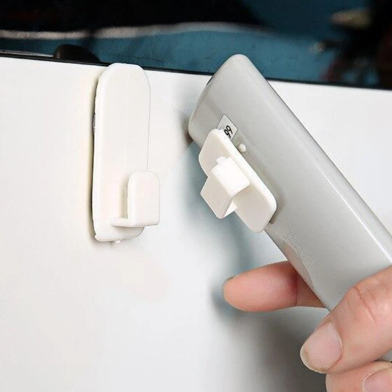 2 Pairs Sticky Hook Set For Air Conditioner Tv Remote Control Strong ...