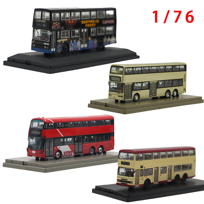 Diecast-Model-Car-1-76-Scale-Double-decker-Buses-in-Hong-Kong-Alloy-Bus ...