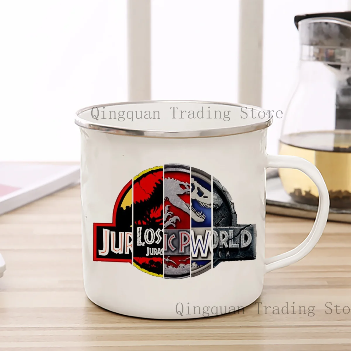 Jurassic Park Enamelled cup Coffee Mug 11oz Ceramic Coffee Tea Cocoa ...