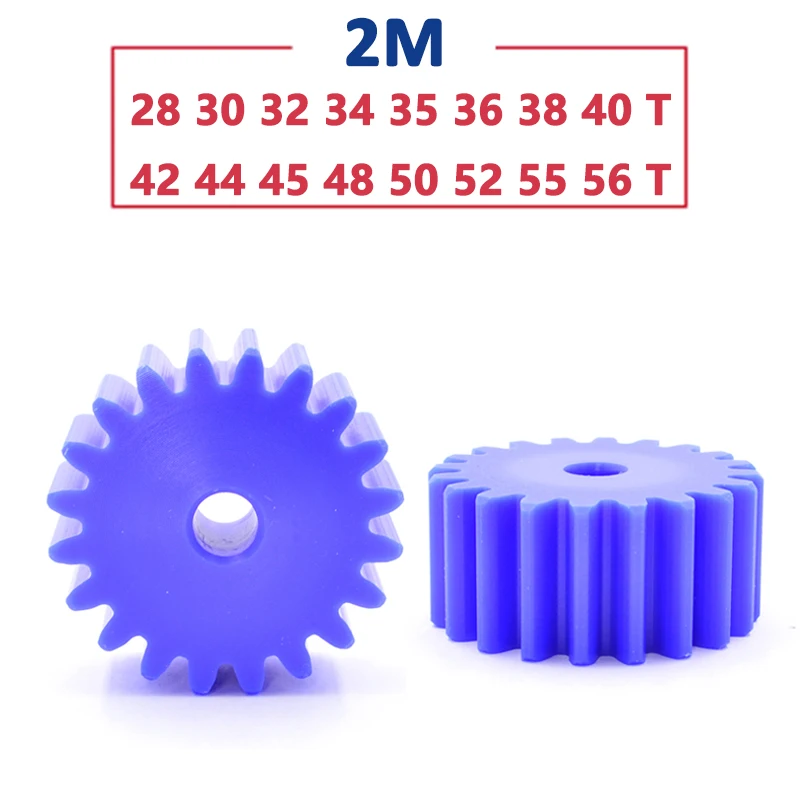 1pc-28T-56T-2M-Blue-Nylon-Spur-Gear-28-30-32-34-35-36-38-40.jpg