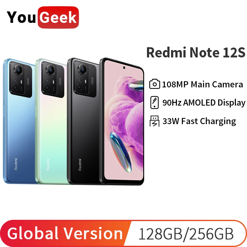 Xiaomi-Redmi-Note-12S-Global-Version-128GB-256GB-108MP-AI-Triple-Camera ...