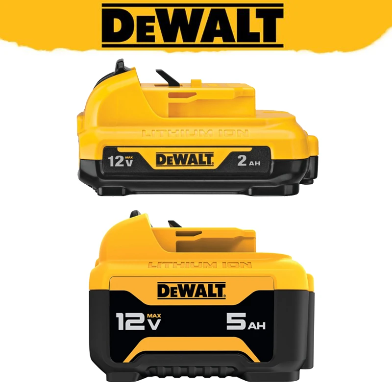 DEWALT DCB122 DCB126 Lithium Ion Battery 12V MAX 2.0Ah 12V MAX 5.0Ah ...
