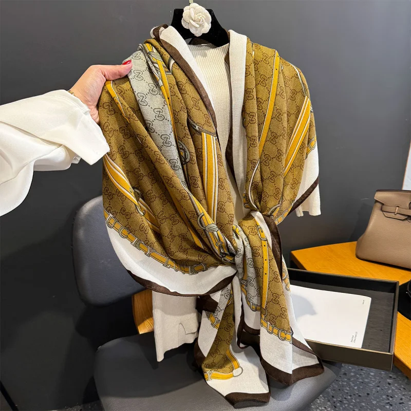 New Summer Autumn Light Thin Soft Long Silk Scarf Advanced Scarf All ...