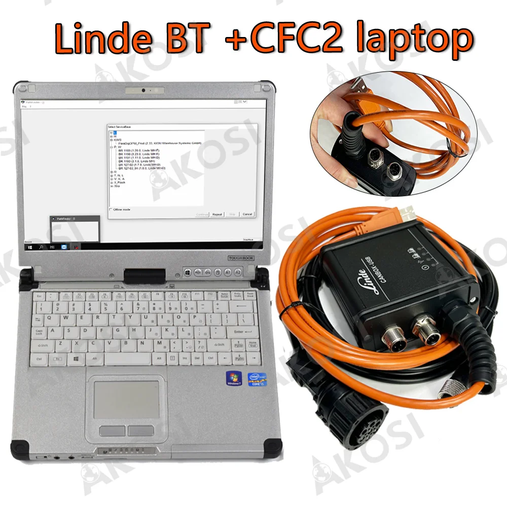 LINDE BT CanBox 3903605141 Linde Pathfinder LIDOS Linde Canbox USB 노트북 ...