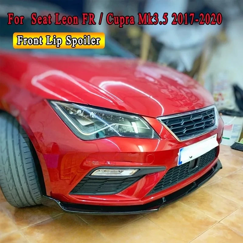 Front Splitter For Seat Leon Cupra / FR MK3.5 2017-2020 Car Ftont ...