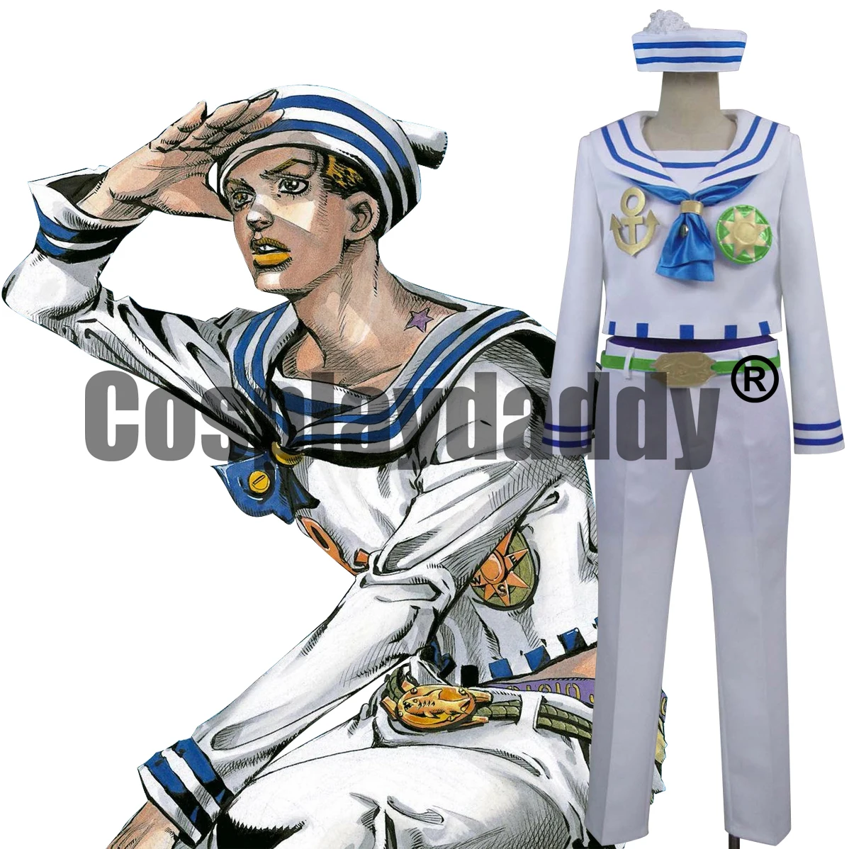 IN-STOCK-JJBA-Part-8-JoJolion-Josuke-Higashikata-Sailor-Uniform-Outfit ...