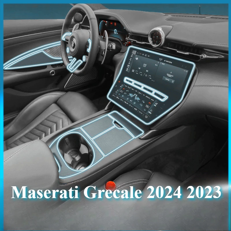 Interior film transparent TPU For Maserati Grecale 2024 2023 PPF Gear ...