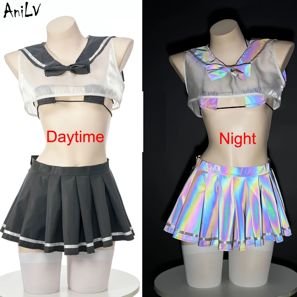 AniLV-Japanese-Anime-Student-School-Uniform-Cosplay-Women-Reflective ...