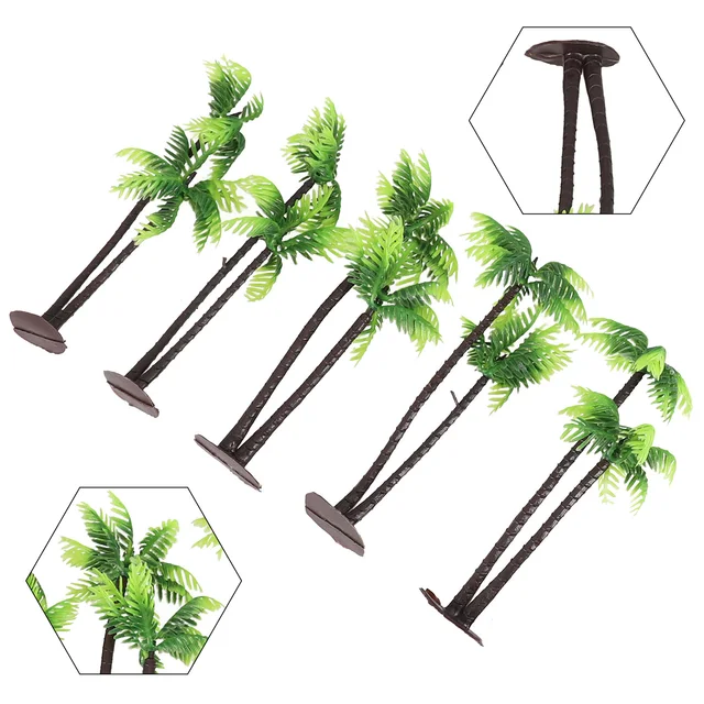 Palmeras En Miniatura Para Terrario Pequeñas Palmera De Plástico