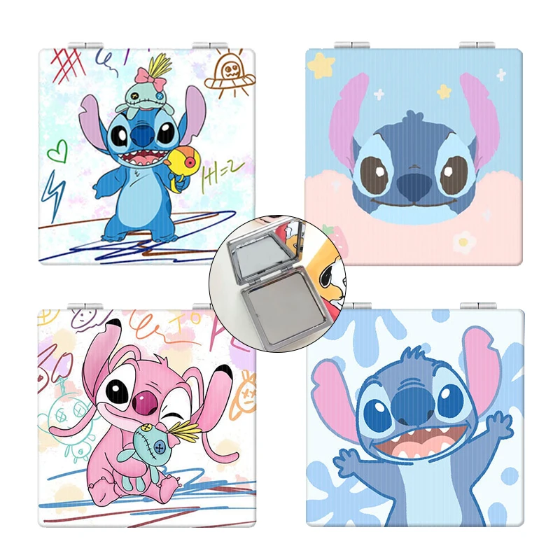Disney-Stitch-Cartoon-Foldable-Makeup-Mirror-Mini-Square-Double-sided ...