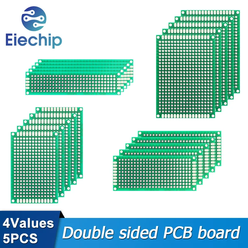 20 Pçs/lote 5x7 4x6 3x7 2x8 Centímetros Double Side Prototype Diy Kit ...