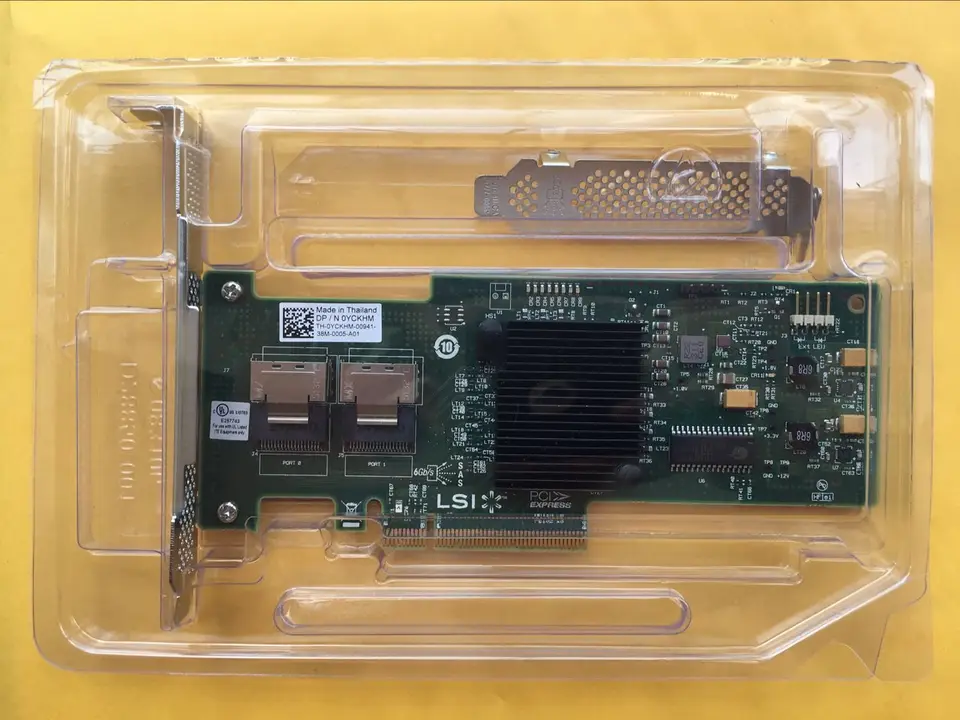 SFF-8087 SAS SATA Card LSI 9211-8i SAS HBA Card - SAS2008 6Gbps PCIe ...