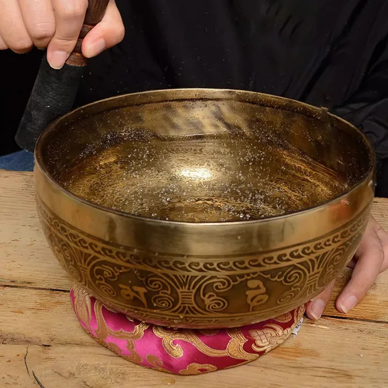 Large-Handmade-Nepal-Singing-Bowl-Sound-Healing-Therapy-Instruments ...