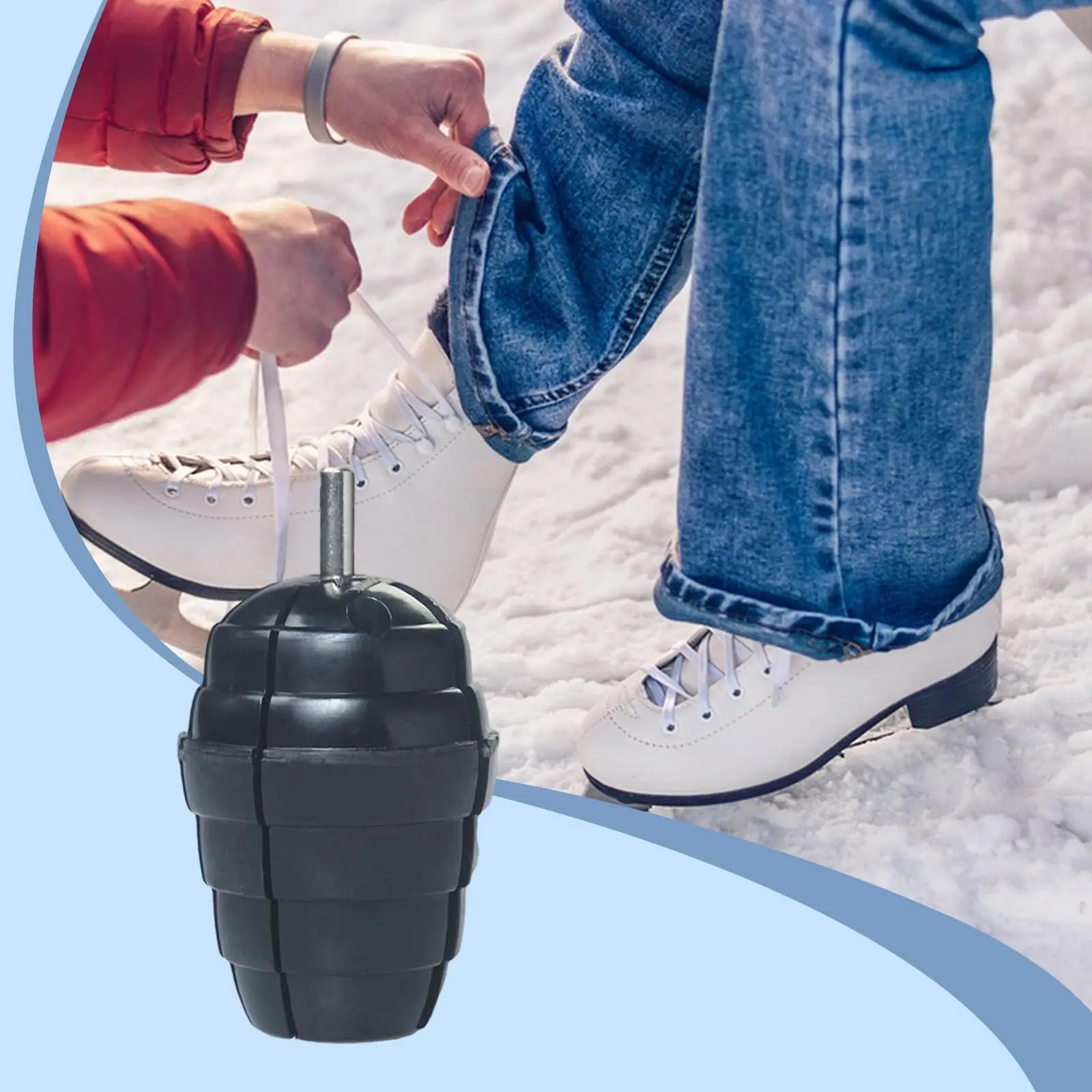Ice Skate Sharpener with Honing Stone, Handheld Sharpen Ice Skate Blade ...