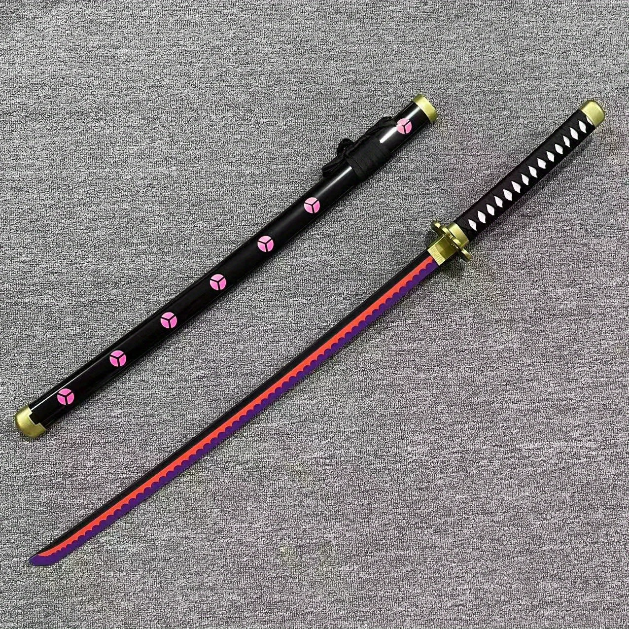 41inch Roronoa Zoro Katana Original Samurai Sword Ninja Knife Blade ...