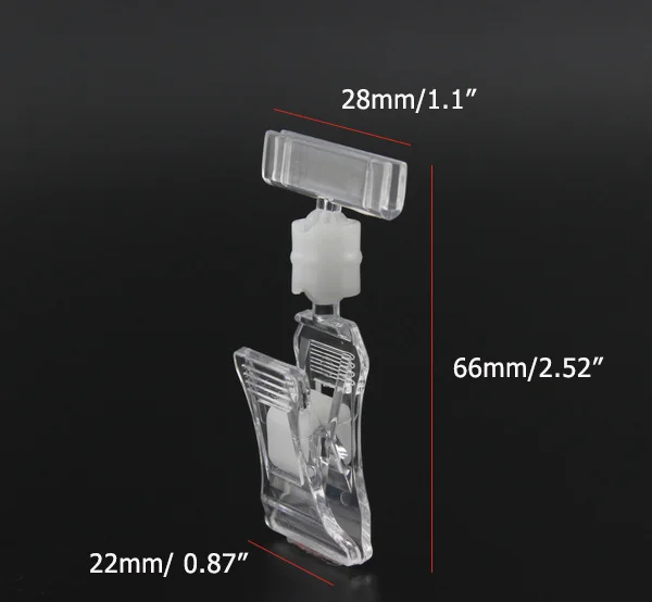 10pcs Good Quality Clear POP Plastic Sign Paper Card Display Price ...