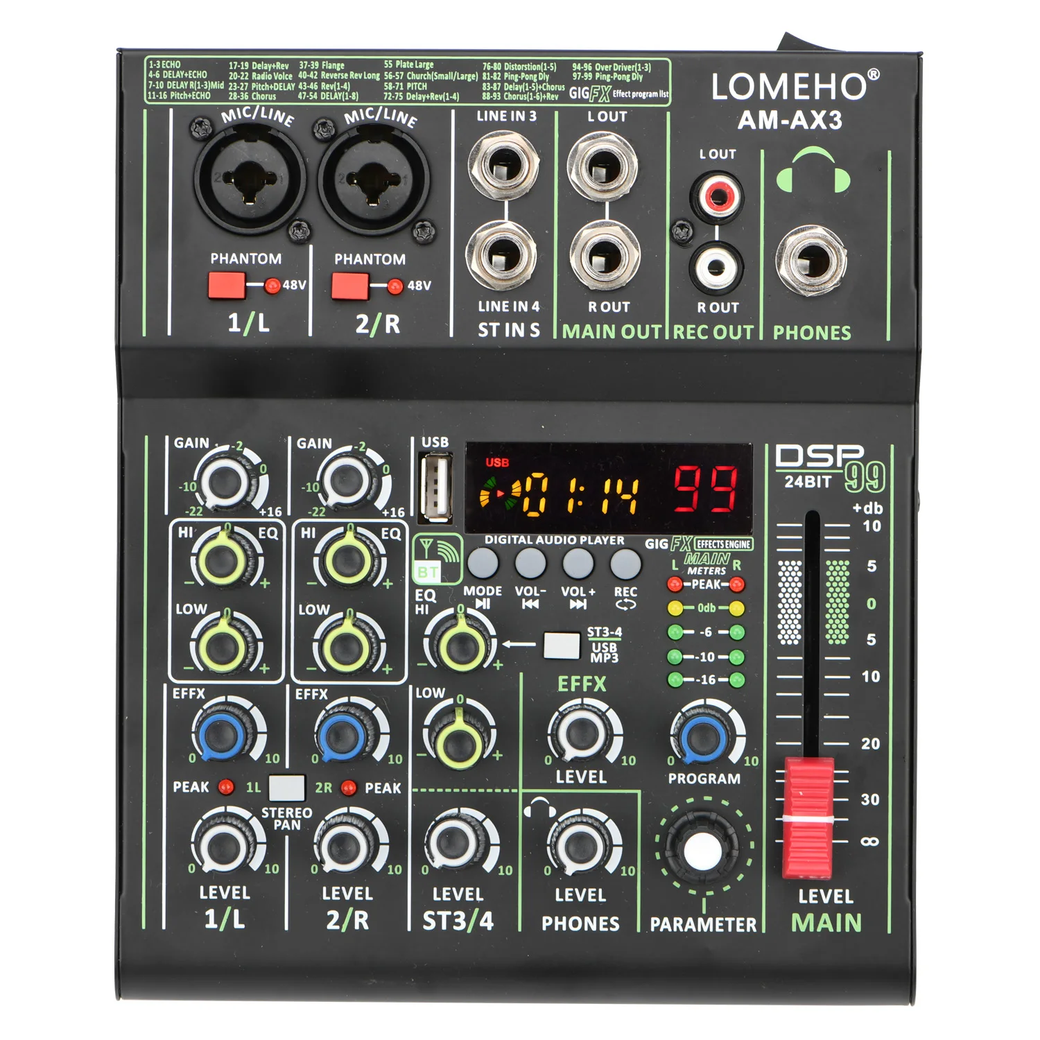 Lomeho-4-Kanal-Audio-Mixer-Mini-tragbare-Sound-Mischpult-Bluetooth-USB ...