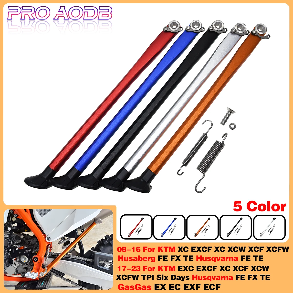 Motorcycle Kickstand Side Stand Spring Kit For KTM XC EXC EXCF XCW XCF ...