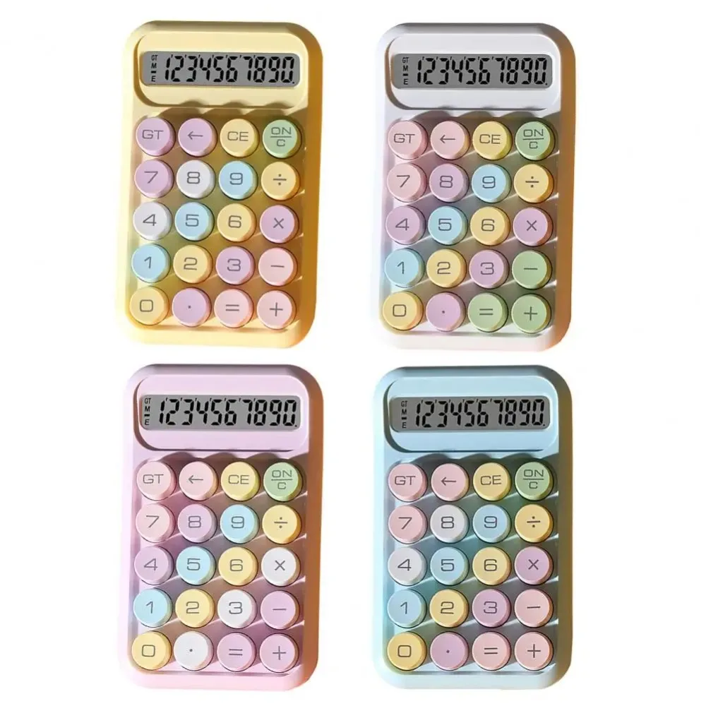 Mechanical-Keyboard-Candy-Color-Calculators-Portable-Cartoon-Retro ...