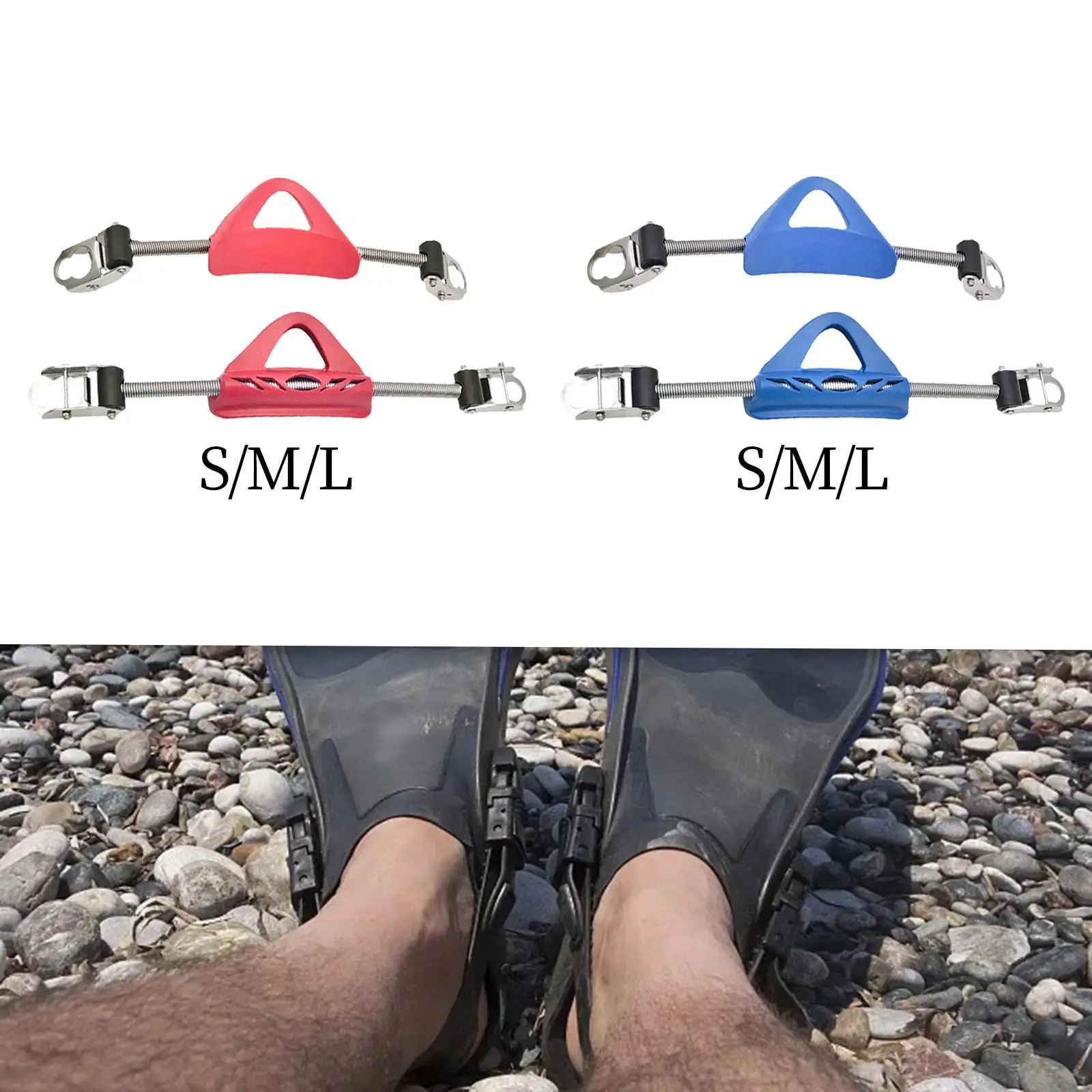 Scuba-Diving-Fin-Straps-with-Quick-Release-Buckles-for-Scuba-Diving ...