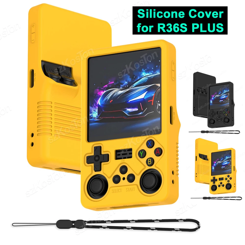 Silicone Protective Cover For R36S PLUS Game Consoles Anti-fall Dust ...
