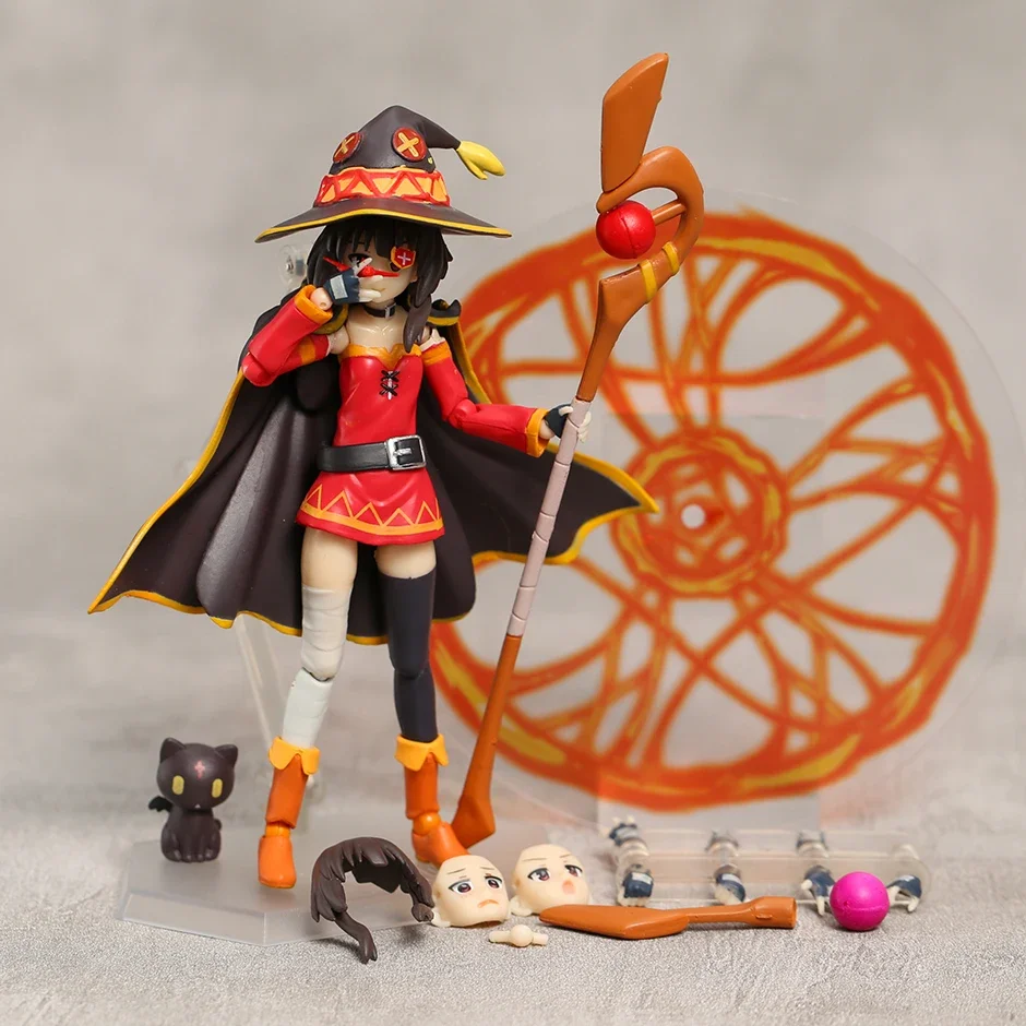 Figma-Figura-Megumin-Modelo-de-Brinquedo-Colecion-vel-Estatueta-de ...