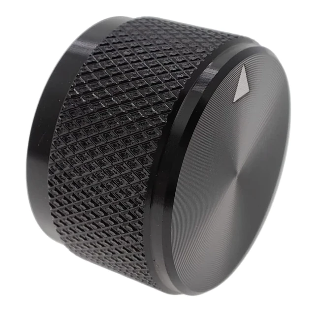 Volum Knob 10 Pack Silver Aluminum Rotary Knobs - 6.4mm (1/4") Shaft ...