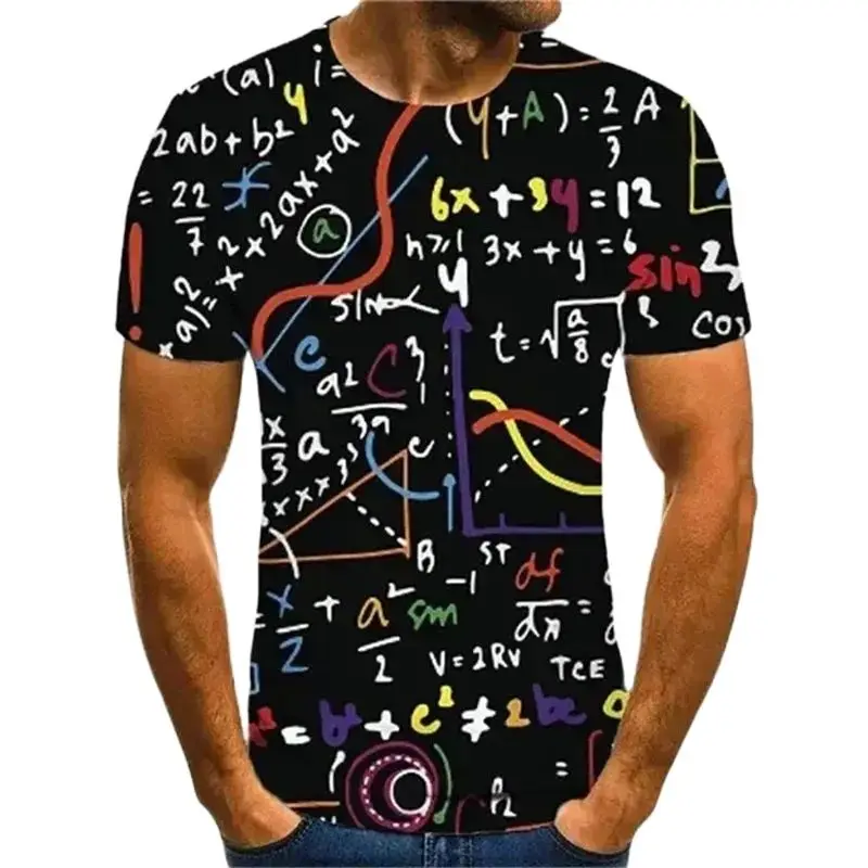 Summer-Personality-Mathematical-Mathematics-Formula-graphic-t-shirts ...