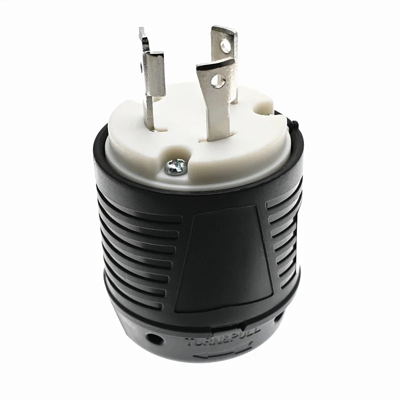 NEMA L6-30P L6-30R Locking Plug for Generator 30A 250V Cord Ends Male ...