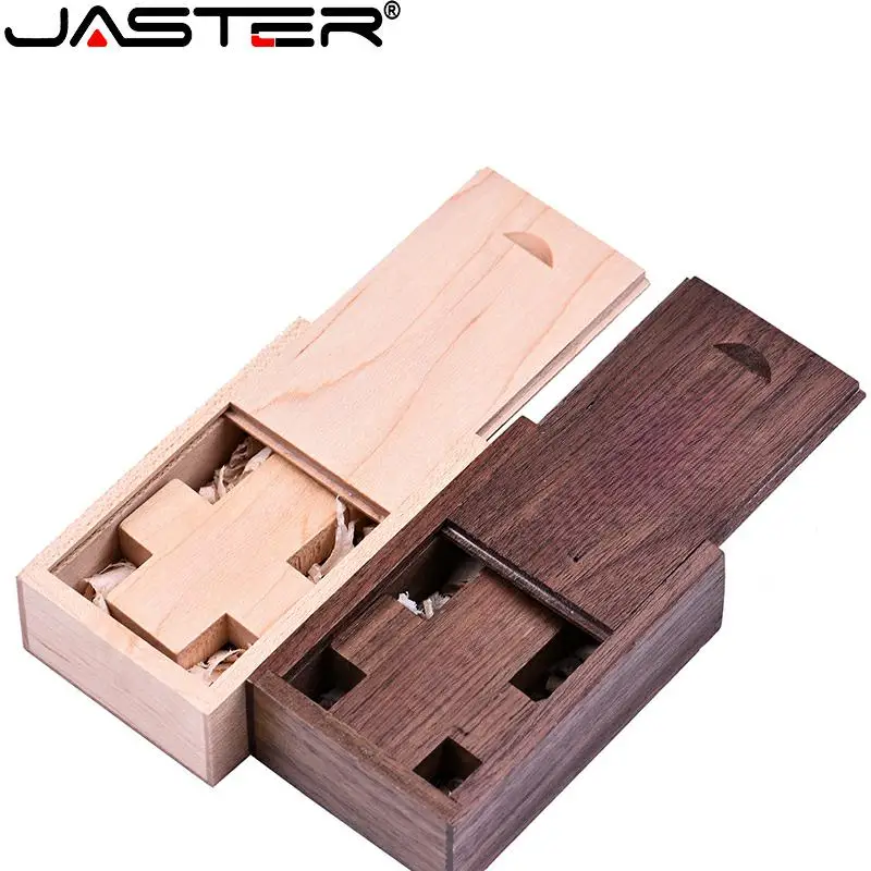 JASTER Wooden Jesus Cross USB 2.0 Flash Drives 128GB Maple wood Memory ...