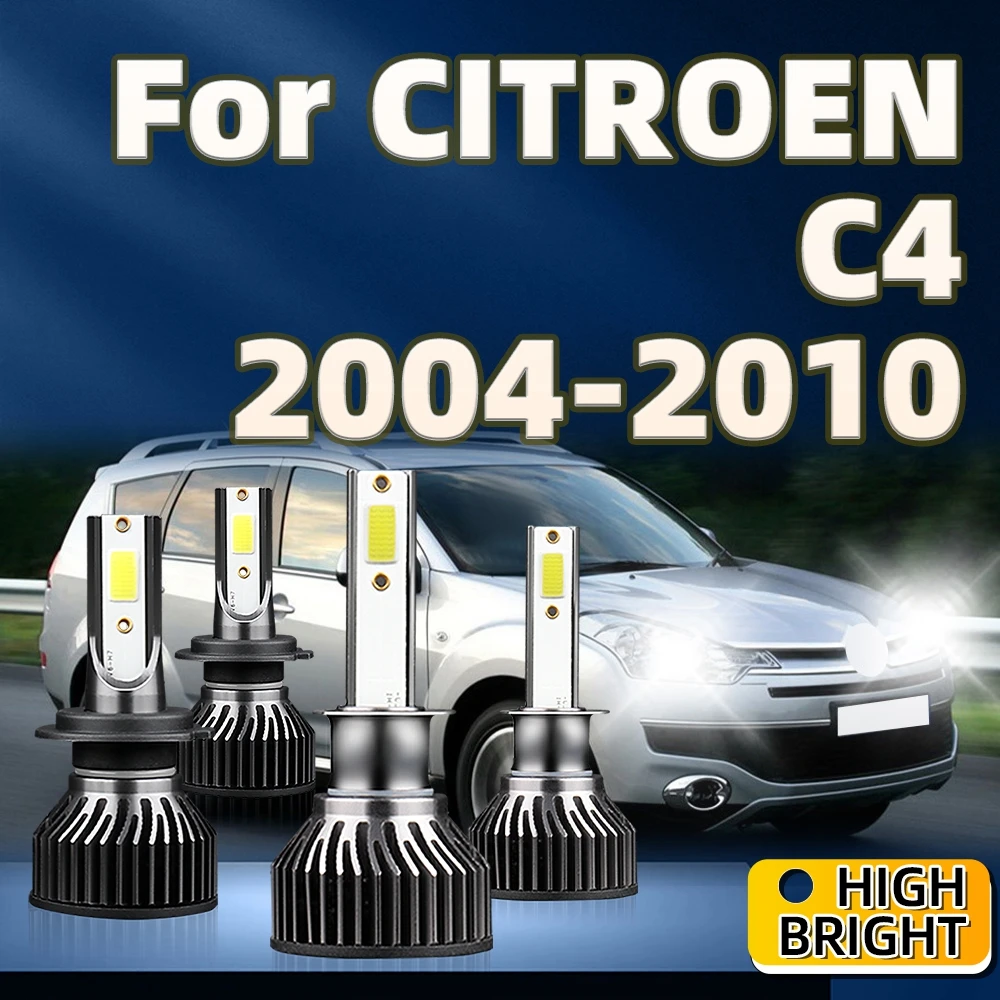 4PCs-Led-Lamps-150W-Headlight-H1-H7-Light-Bulbs-Kit-Plug-And-Play-For ...