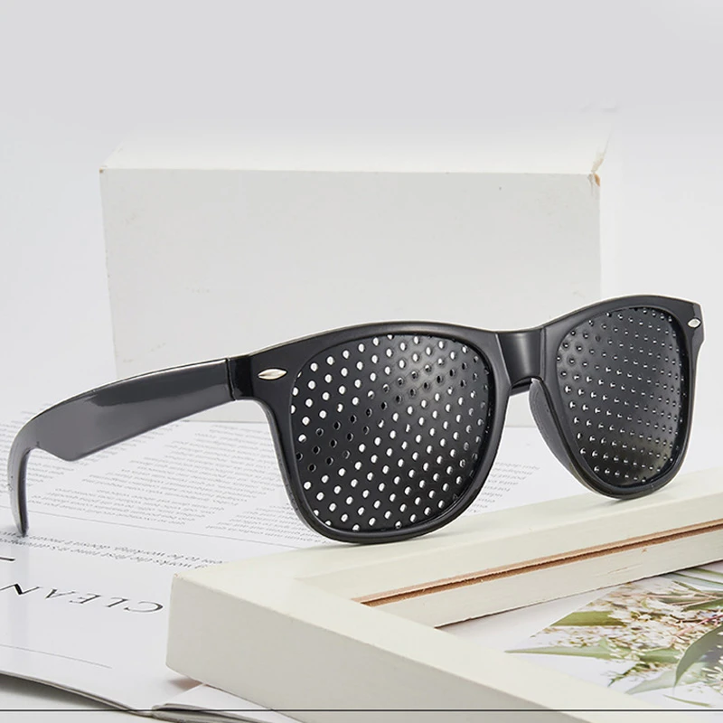 Pin Hole Glasses Eye Vision Care Wearable Corrective Glasses Improver ...