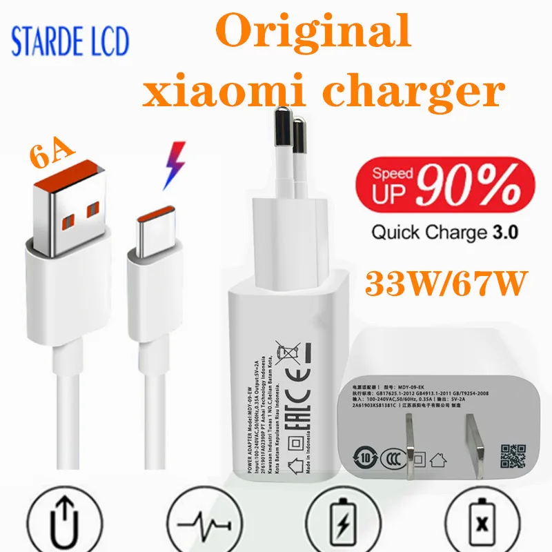 Original-Xiaomi-Charger-33W-67W-EU-US-Fast-Charge-Adapter-For-Mi-9-8-SE ...