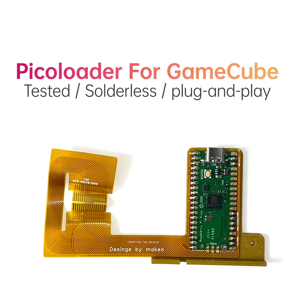 MOD PicoLoader Solder-Less For GameCube DOL-001/DOL-101 Console With ...