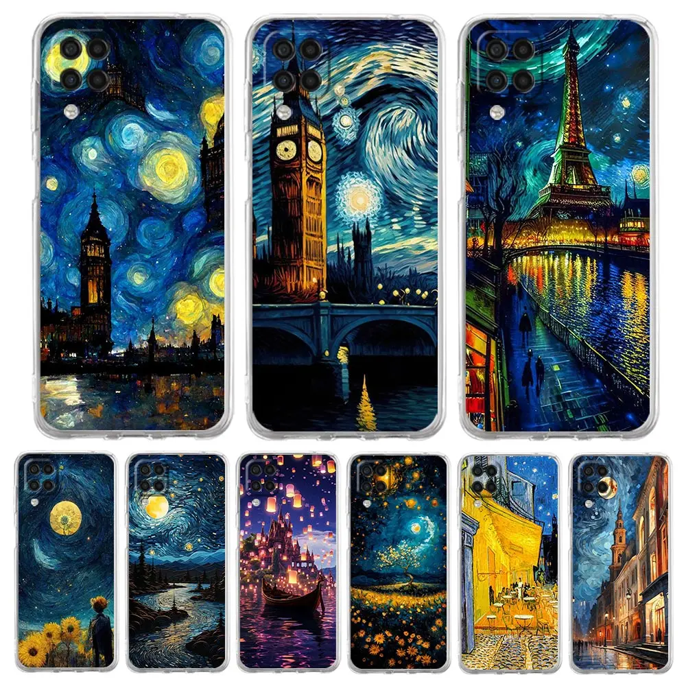 Starry night van gogh Phone Case For Samsung Galaxy A13 A33 A73 A53 A23 ...