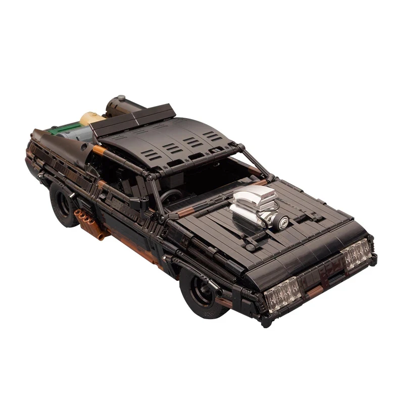 Movie-Mad-Max-Technical-Car-RC-Black-Interceptor-Muscle-Supercar-Motor ...