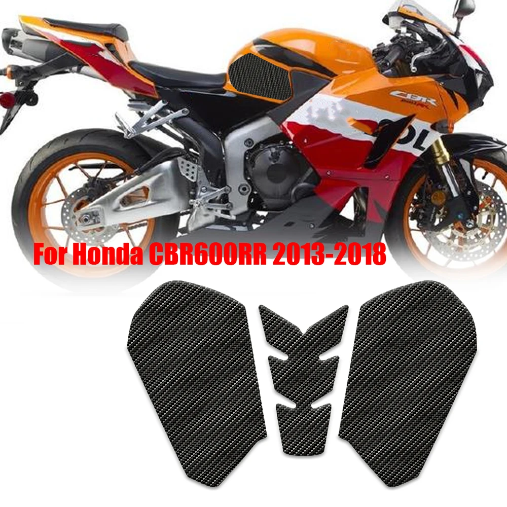 For-Honda-CBR600RR-2013-2018-Motorcycle-Gas-Fuel-Tank-Traction-Pad ...