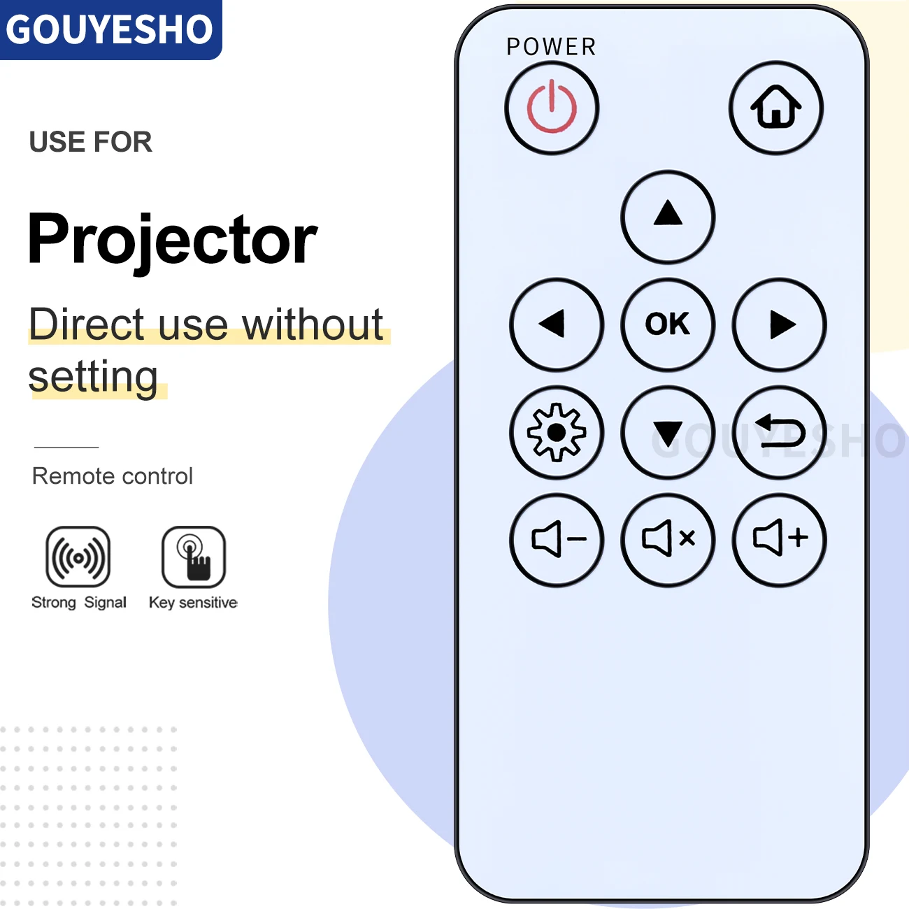 Mando a distancia para proyector de cine de bolsillo ViewSonic M1 mini ...