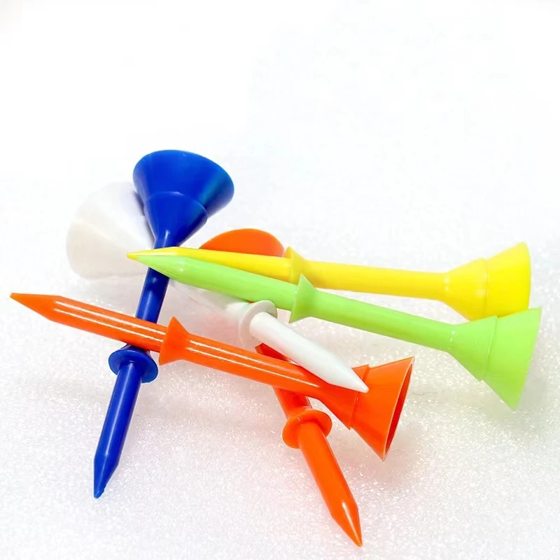 50pcs Upgrade Big Cup Plastic Golf Tees 83mm Super Durable Tees Low ...