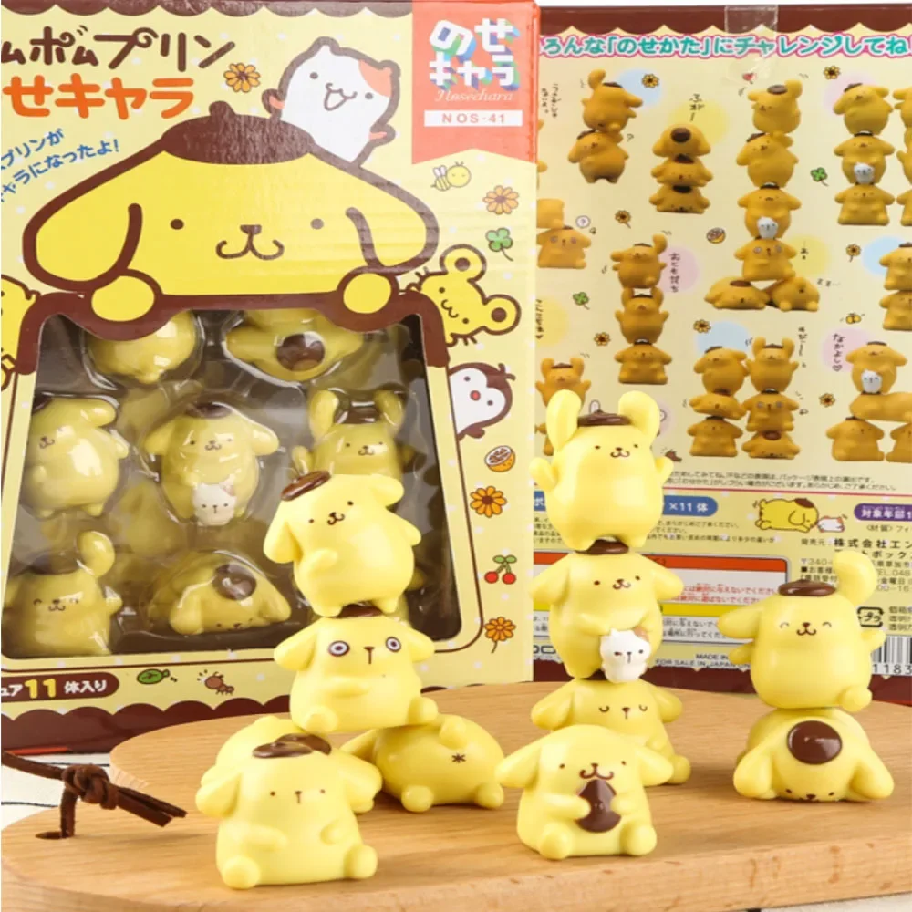 Pompom Purin Melody Little Twin Star Sanrio Cartoon Model Decoration ...