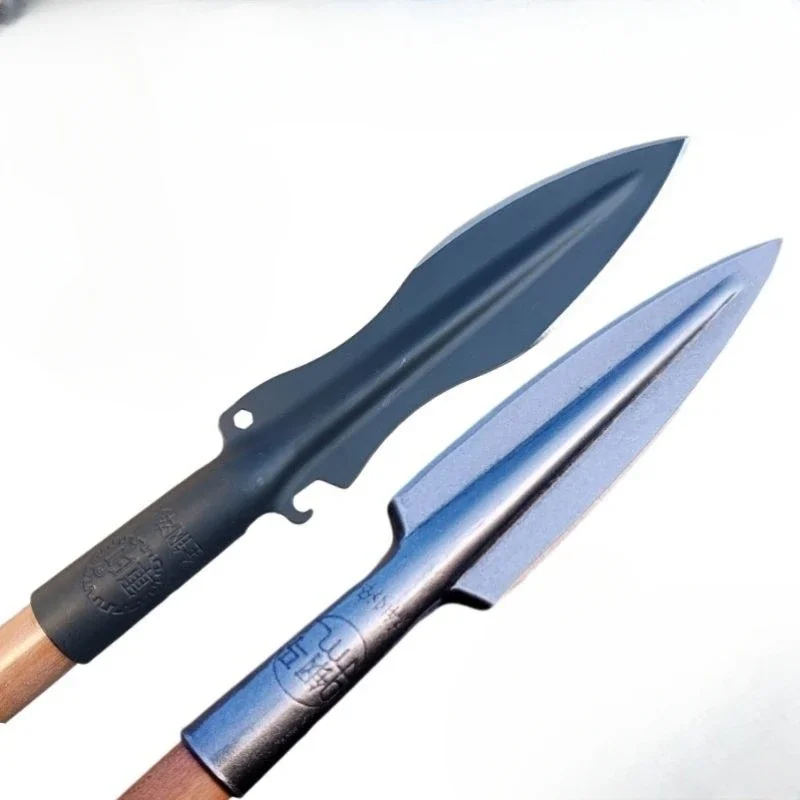 Outdoor-Multi-Tool-Spear-Multi-functional-Spearhead-All-Steel-Pointed ...