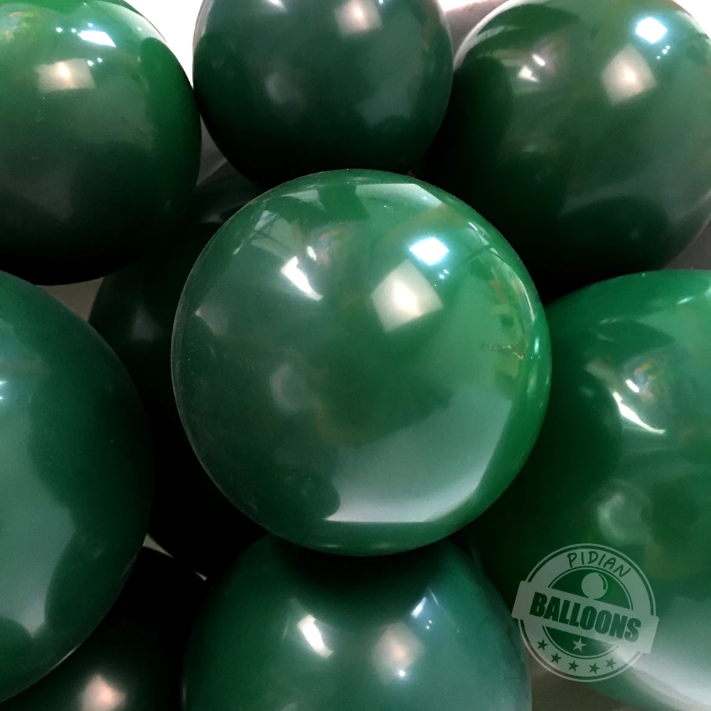 Globos de Látex Color Verde Oscuro al por Mayor, Globos Coloridos para ...