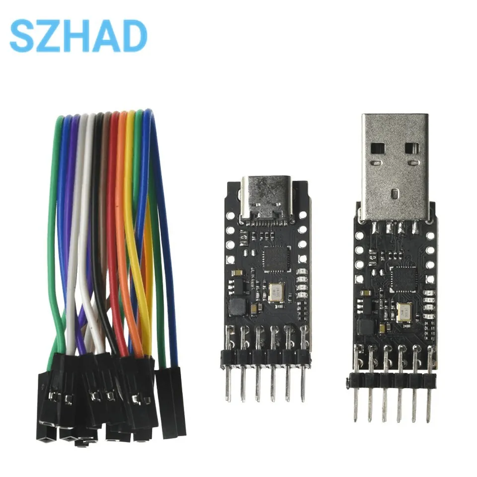 Dual Serial Port To Usb Module Programmable Esp8285 Esp8266 Esp32 Burning